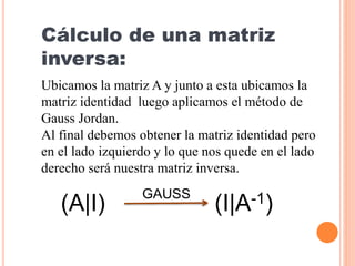 Matriz Inversa y Matrices Semejantes | PPTX