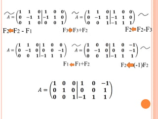 Matriz Inversa y Matrices Semejantes | PPTX