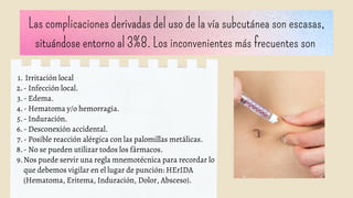 VIA SUBCUTÁNEA ------------------------------------ | PDF