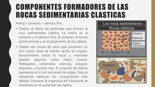 TEXTURA Y DETERMINACION DE ROCAS SEDIMENTARIAS | PPTX