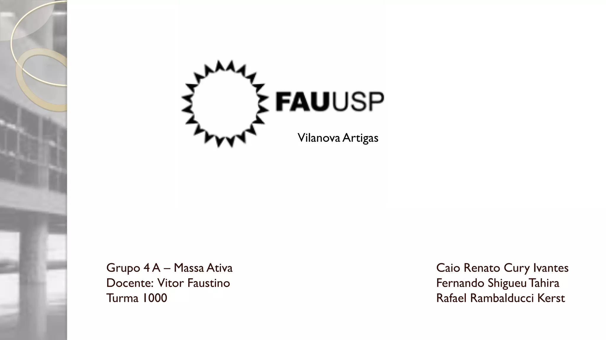 Conceitos e Estrutura - FAU-USP | PDF