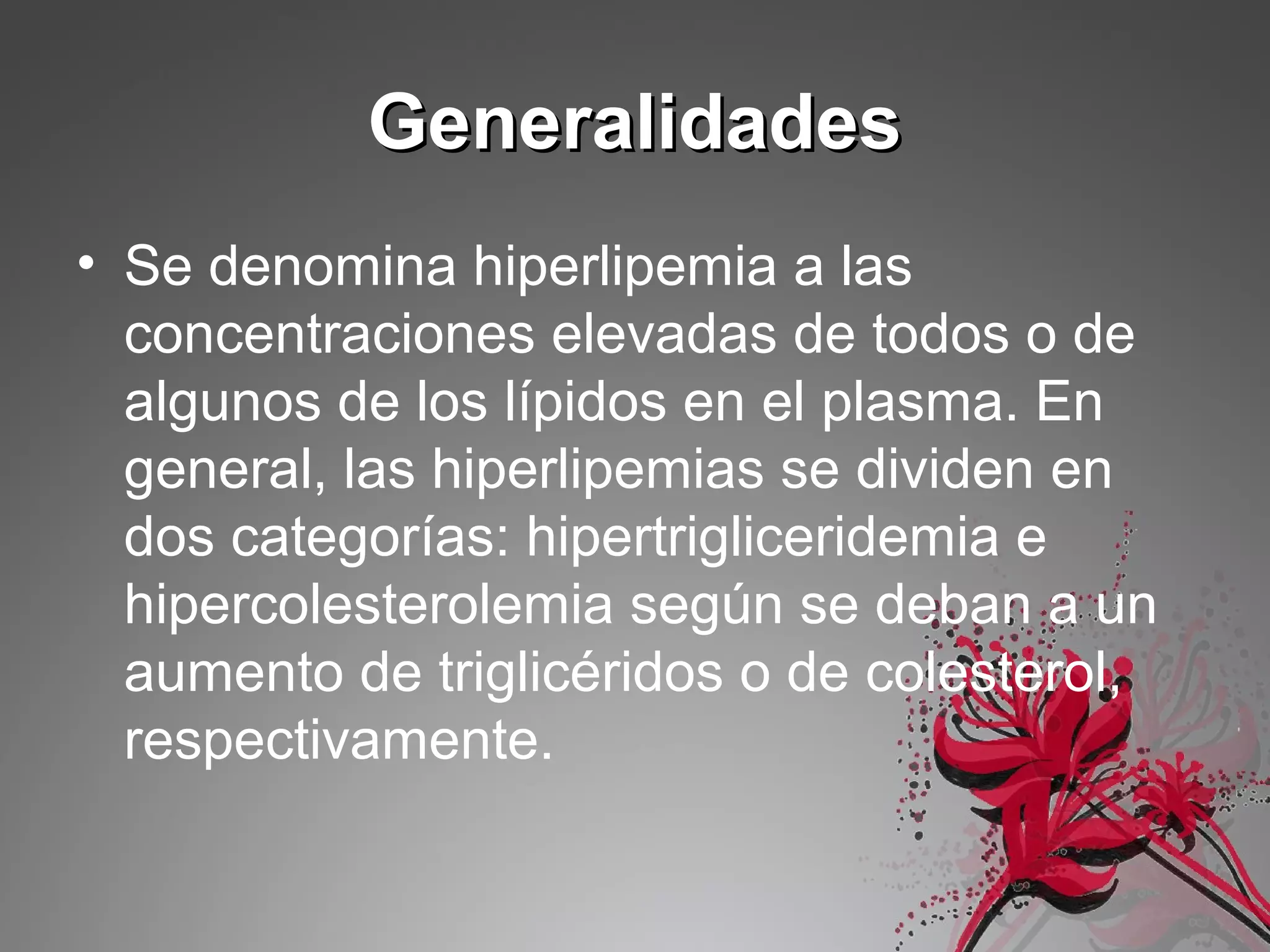 Alteraciones en Metabolismo de Lipidos | PPT