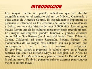 LA CULTURA MAYA | PPTX