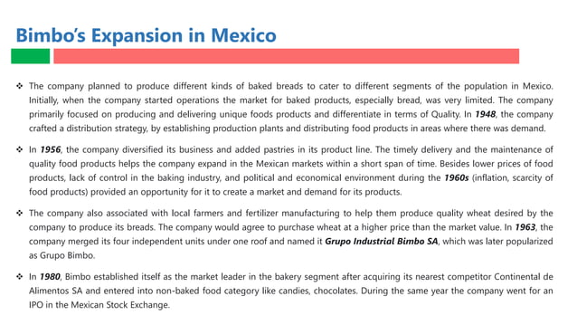 Grupo bimbo case study | PPT