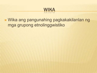 Grupong etnolinggwistiko sa kanlurang asya | PPTX