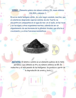 Grupos de la tabla periódica | DOCX