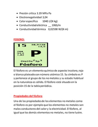 Grupos de la tabla periodica 4,5,6 Y 7A | DOCX