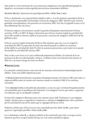 Grupos de sistemas sanguíneos | DOCX