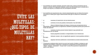 GRUPOS DÍFÍCILES PARA EL ORADORmanera de manjarlo | PPTX