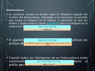 Grupos funcionales, Nomeclatura | PPTX