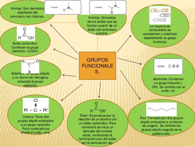 Grupos funcionales mapa.