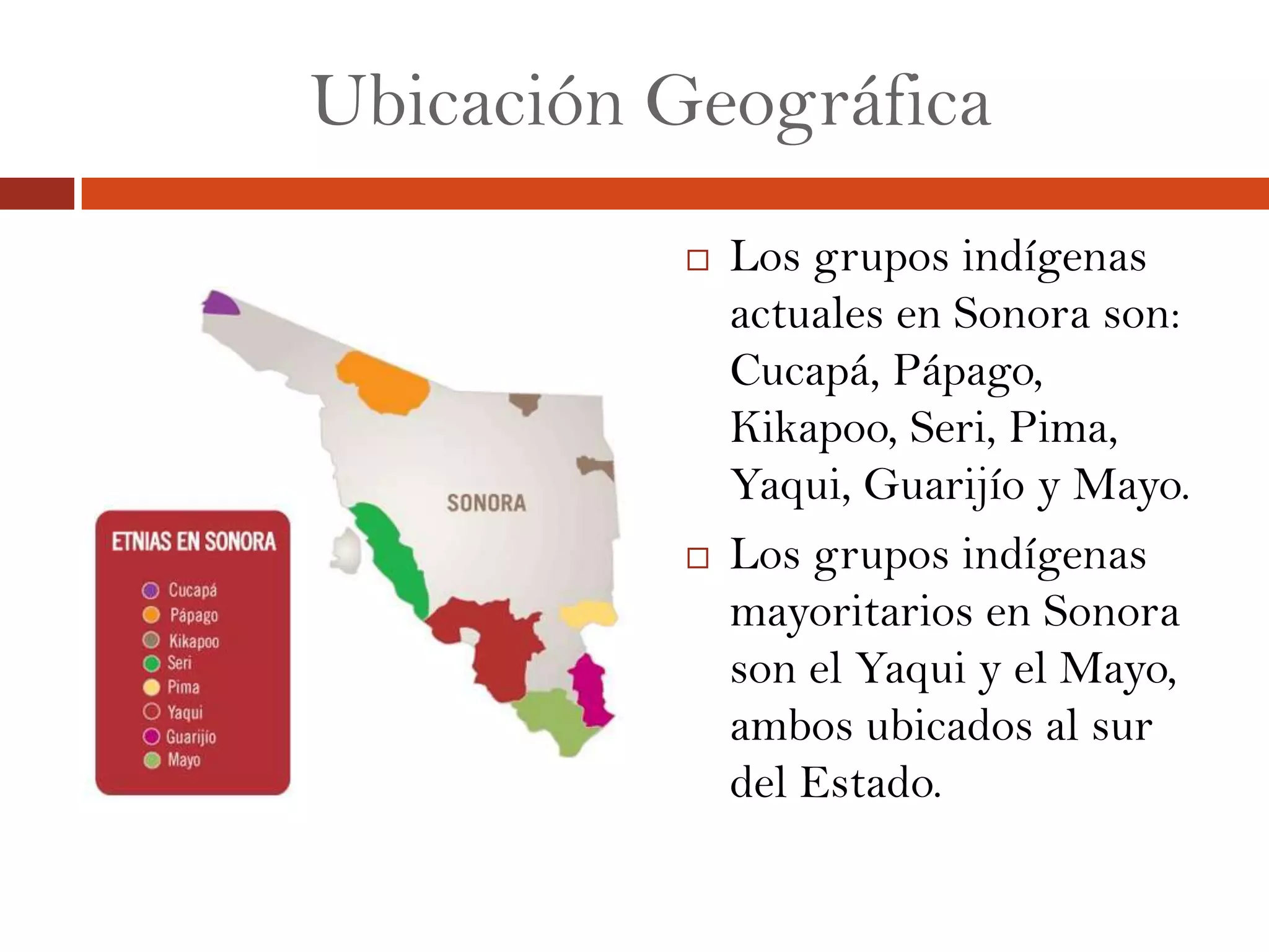 Grupos indígenas de sonora | PPT