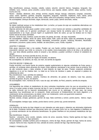 Grupos sanguineos y alimentacion | PDF