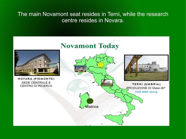 Bioplastics - Novamont Company | ODP