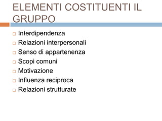 Ripasso sul gruppo | PPSX