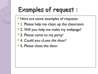 commad & request | PPT