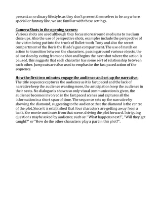 AS Media Opening Sequence Analysis | DOCX