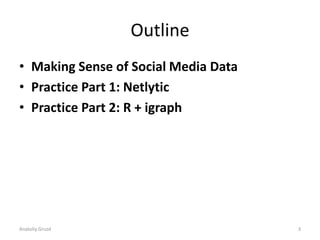 Workshop on Data Collection & Network Analysis with @Netlytic & the ...