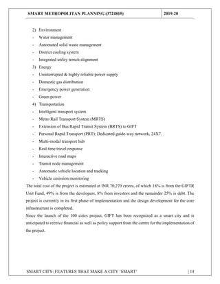 SMART CITY: FEATURES THAT MAKE A CITY ‘SMART’” | PDF