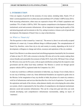 SMART CITY: FEATURES THAT MAKE A CITY ‘SMART’” | PDF