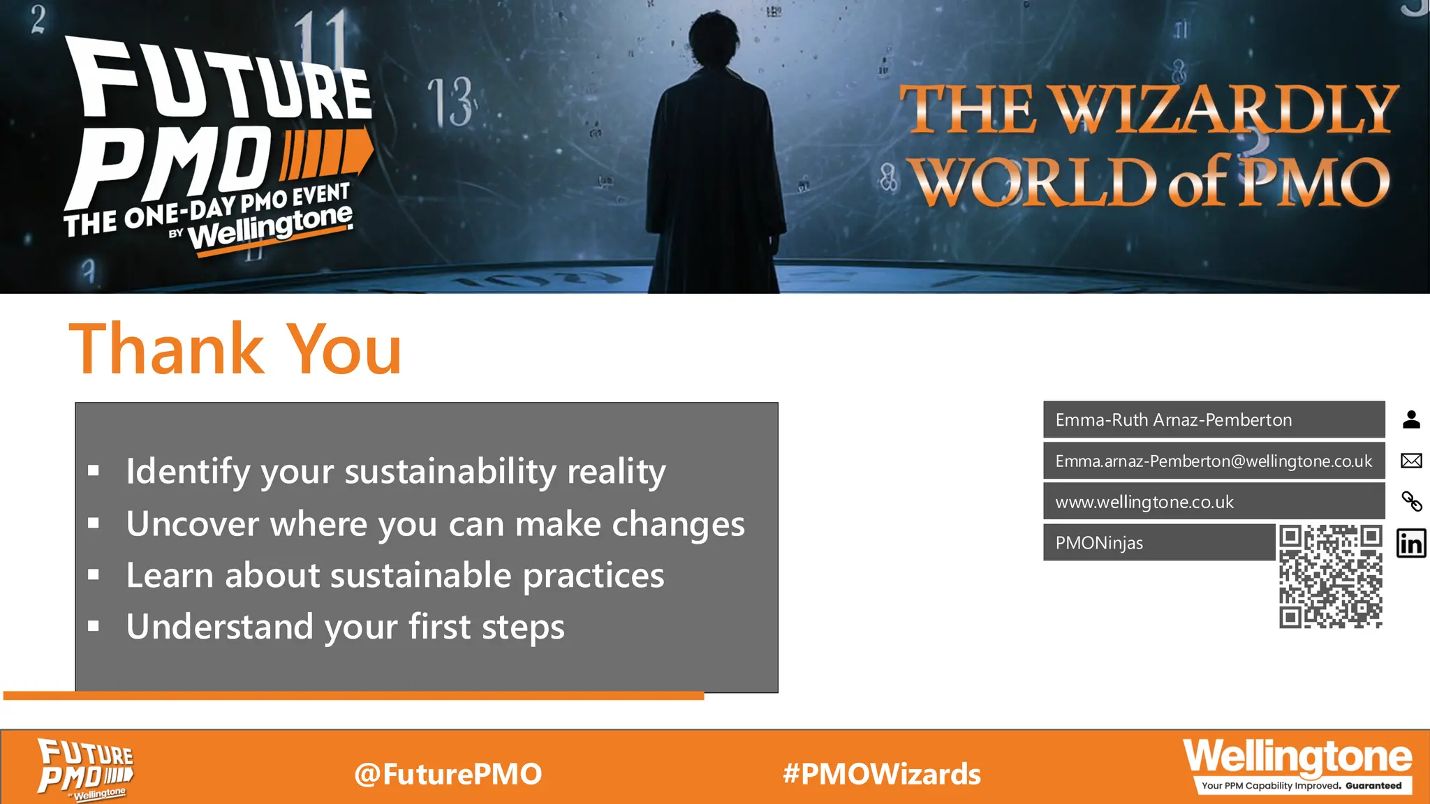 Humans, The PMO & Sustainability - Emma Arnaz-Pemberton (Wellingtone ...