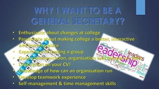 Position of a General Secretary | PPTX