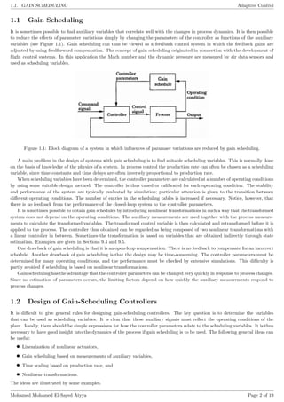 Gain Scheduling (GS) | PDF