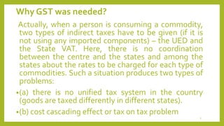GOODS AND SERVICE TAX-GST | PPTX
