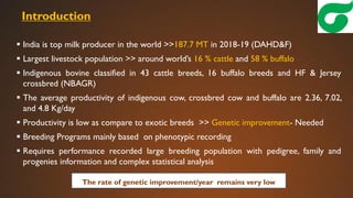 Genomic Selection in dairy cattle breeding -An overview | PDF