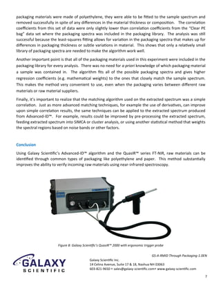 RMID through packaging using FT-NIR Spectroscopy | PDF | Chemistry ...