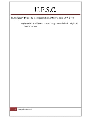 Gs ii-model-test-paper | PDF
