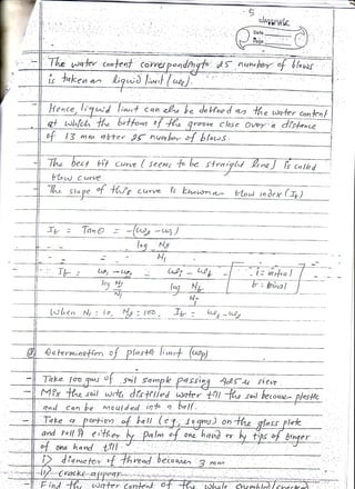 Soil mecahnics ka notes | PDF
