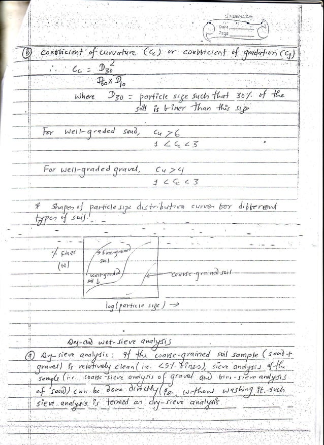 Soil mecahnics ka notes | PDF