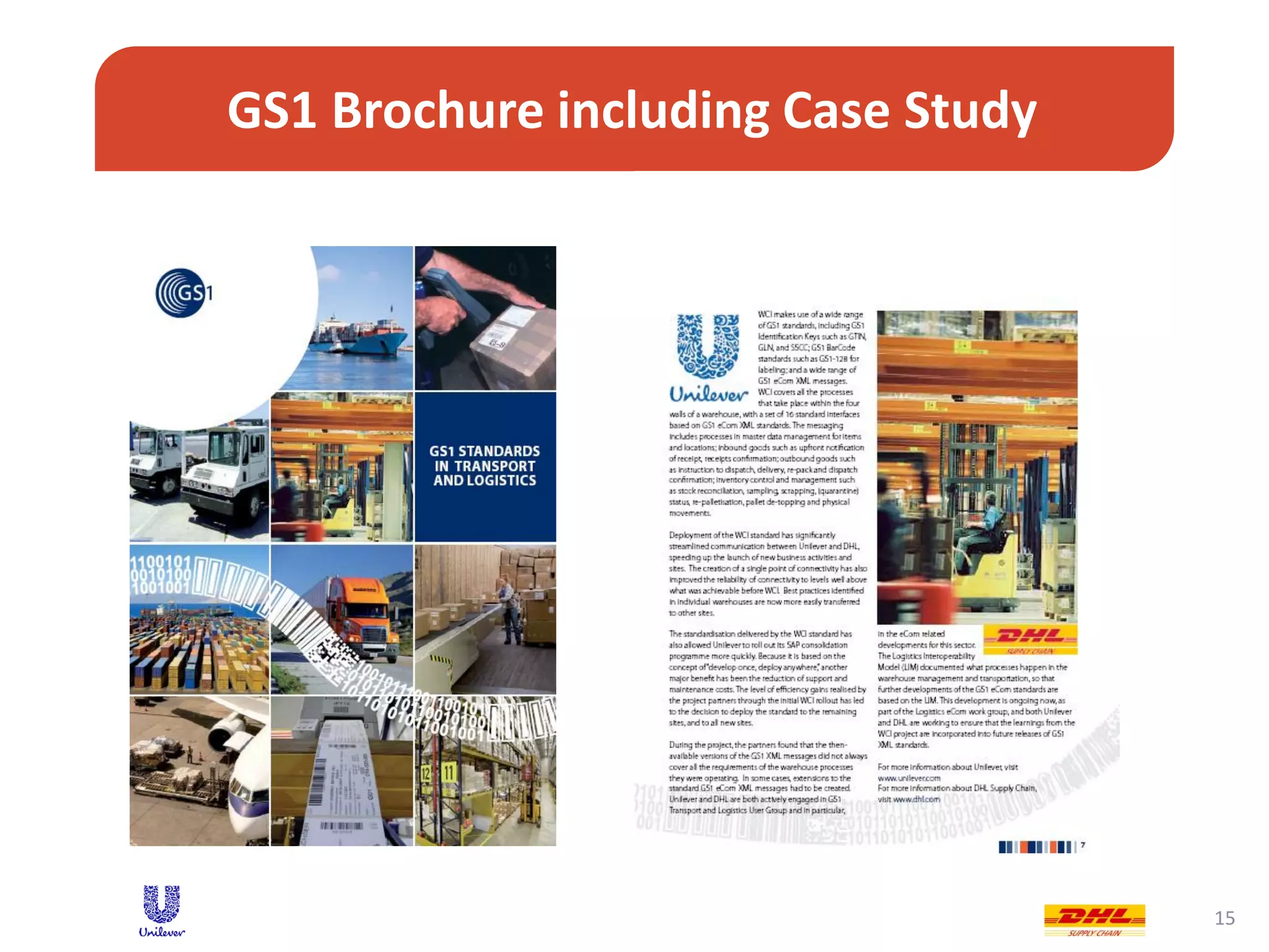 Sustainable Logistics - Case study Unilever - DHL applying GS1 ...