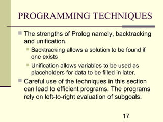 Prolog programming | PPT
