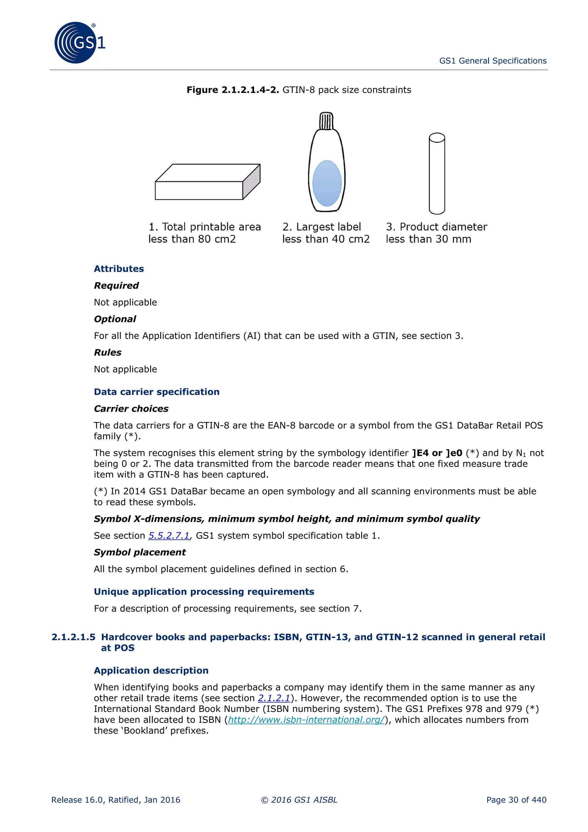 GS1 General Specifications version 16 | PDF