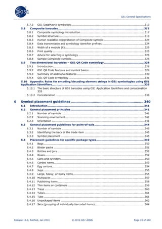GS1 General Specifications version 16 | PDF