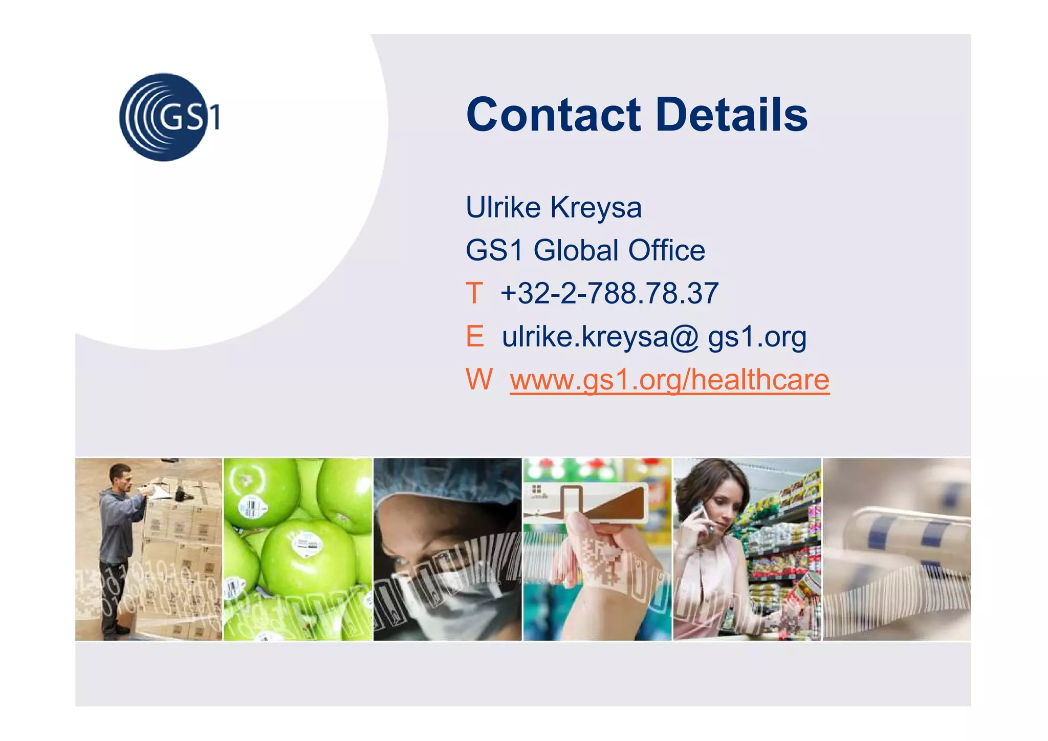 Gs1 healthcare voor een betere patientveiligheid | PPT