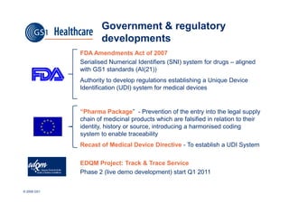 Gs1 healthcare voor een betere patientveiligheid | PPT