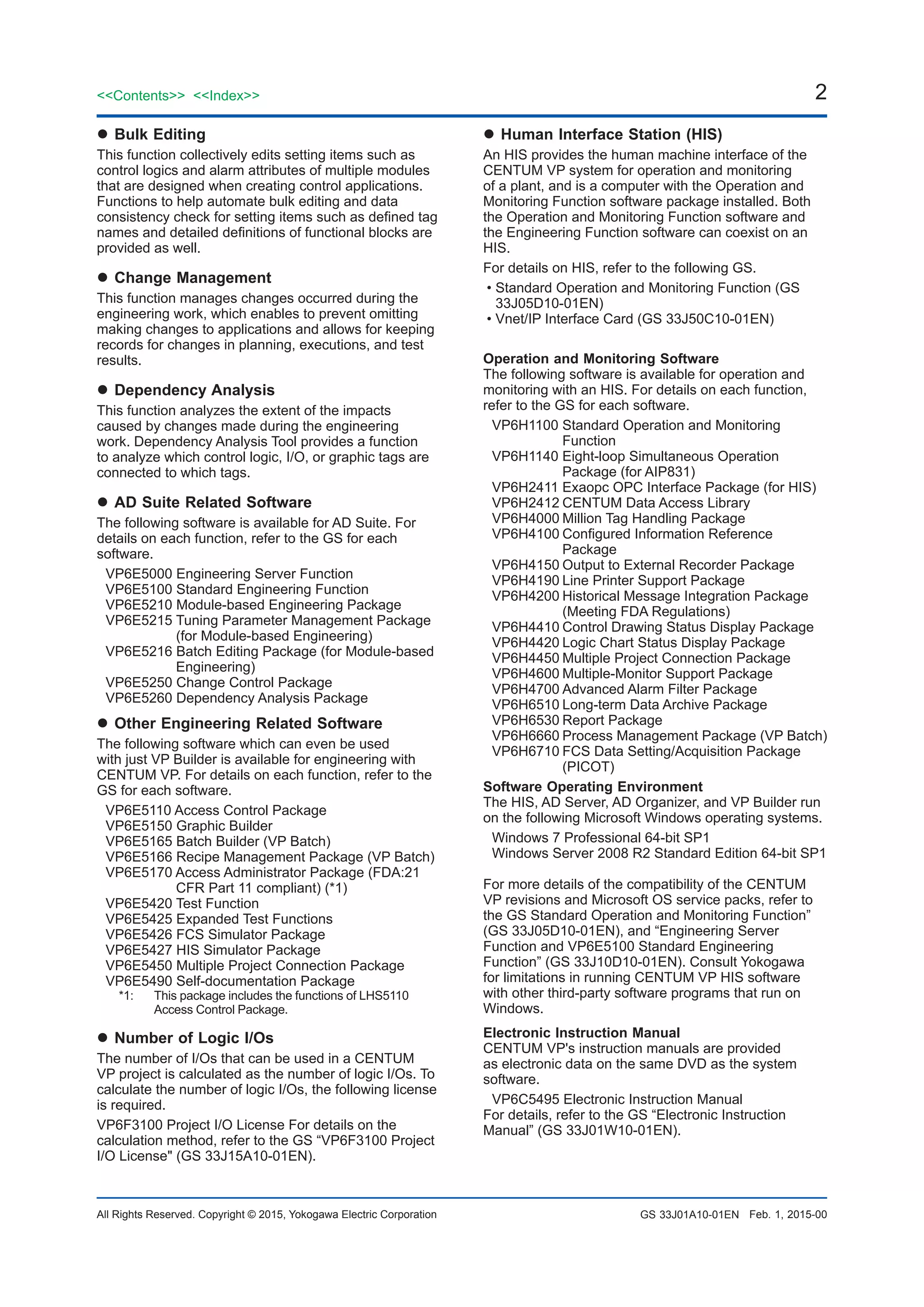 Yokogawa Centum VP | PDF