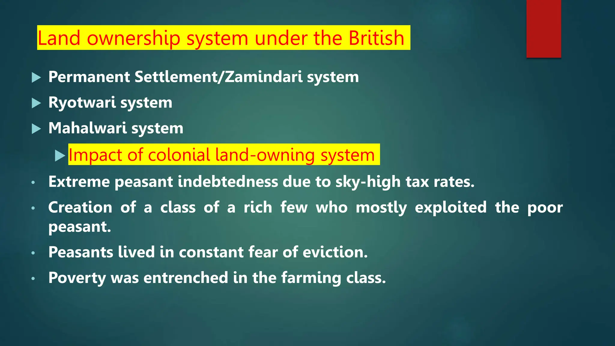 Land reforms for Indescribably poor government structures | PPT