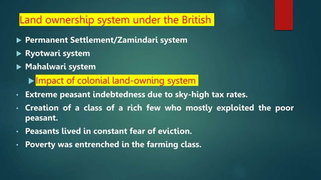Land reforms for Indescribably poor government structures | PPT
