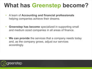 Greetings, Friends of Greenstep! | PPT