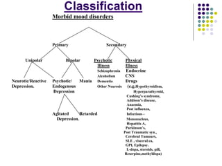 Disorders of mood | PPTX