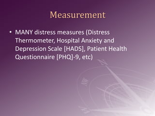 Psychosocial Distress Management | PPTX