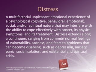 Psychosocial Distress Management | PPTX