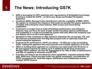 DDN GS7K - Easy-to-deploy, High Performance Scale-Out Parallel File ...
