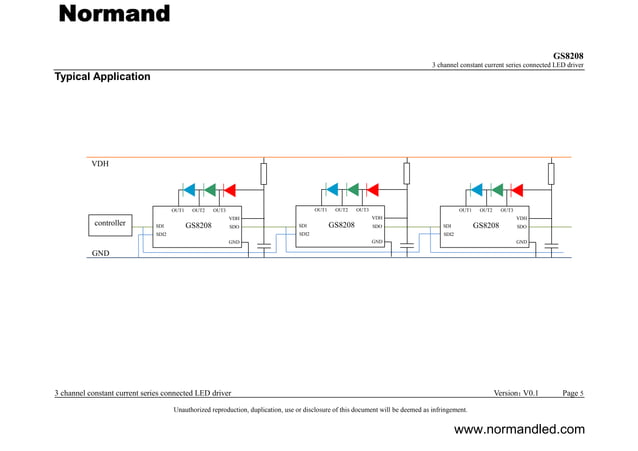 GS8208 led datasheet | PDF | Free Download