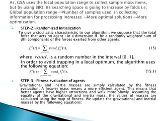 GSA-BBO HYBRIDIZATION ALGORITHM | PPT | Free Download