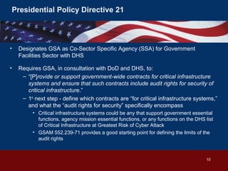 GSA's Presentation on Improving Cyber Security Through Acquisition | PPT